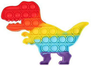 ASM GROUP Pop It Fidget Toy Rainbow Play Popit Simple Dimple Motor ...