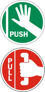 Ira Sign PUSH & PULL Emergency Sign Price in India - Buy Ira Sign PUSH ...