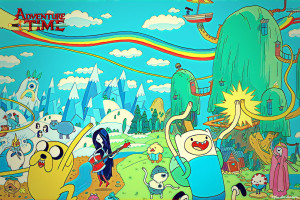 YAA - Adventure Time Cartoon Poster (18inchx12inch) Photographic Paper ...