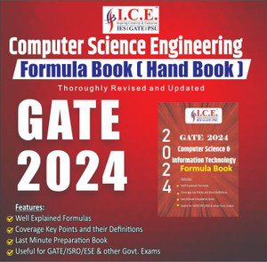 GATE 2024 Computer Science Handbook Formula Book, All In One Handbook ...