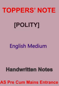 Toppers' Note [polity] English Medium Hand Written Notes 2022 ...
