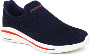 COLUMBUS PRO-FIT Navy/Red Sports Running Shoes For Men - Buy COLUMBUS ...