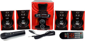 Buy ShowX Home theater 4.1 channel Multimedia red and black Speaker ...