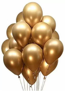 Flipkart.com | Just Kidding Solid Solid Metallic Gold Balloons (Gold ...