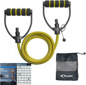 FirstFit Workout Toning Bands With Handle for Intense Core Exercise ...