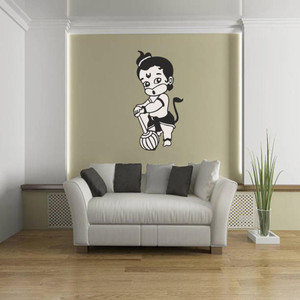 Nandinidecor 60.96 cm 3D little Hanuman Wall Sticker For Living room ...