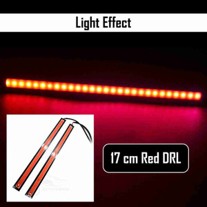 Sigmatech Fancy Red Led strip light DRL Brake Light Motorbike, Car LED ...