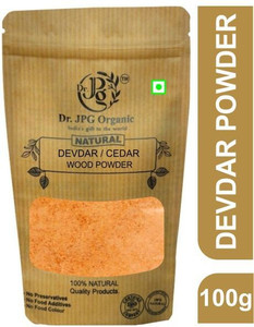 Dr. JPG Organic Natural Devdar/Cedar Wood Powder (Cedrus Deodara)-FSSAI ...