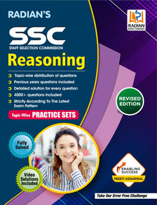 SSC Reasoning Topic-wise Practice Sets Book For Exam 2022 (English ...