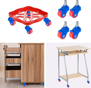 Triangle Ant ™Nylon All Swivel Caster Wheels Plate Castor for Trolleys ...