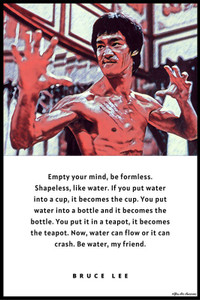 YAA - Bruce Lee Quotes Poster (12inchx18inch) Photographic Paper - Pop ...