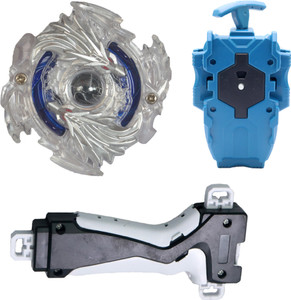 BLACK MONK Tornado Gyro Beyblade with String Launcher Lui Shirasagi ...