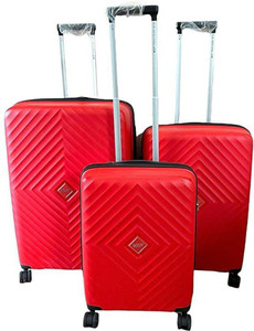 VIP Hard Body Set of 3 Luggage - Quad Trolley Bag|Small Medium and ...