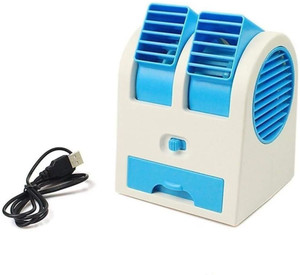 zdea Mini AC USB Battery Operated Air Conditioner Mini Water Air Cooler ...