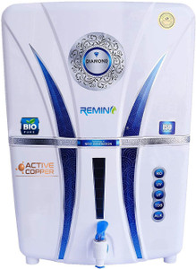 Remino Active Copper + Alkaline 12 L RO + UV + UF + TDS Water Purifier ...