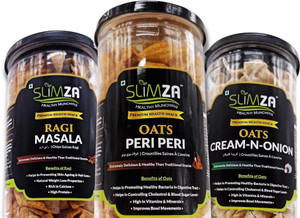 Slimza Healthy Premium Quality Chips | Oats Peri Peri & Cream N Onion ...