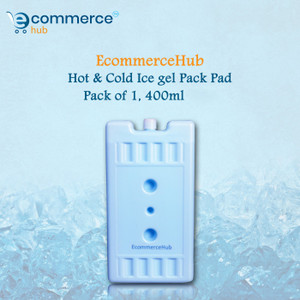 Ecommercehub 400ML-E Multipurpose Use Cool Gel Pack, Reusable & Long ...