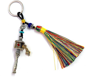 AIR9999 Tibetan Nepalese Auspicious Buddhist Prayer Wheel Key Rings Key ...