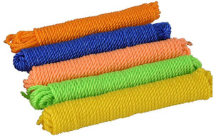 DUVIK Multicolor Nylon Rope for Cloth Hanging (Pack of 5) Nylon ...