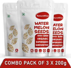 Naturewise Organic Watermelon Seeds, High Protein, Healthy Seeds for ...