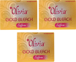 Olivia Skin Lightening Gold Bleach For Radiant Skin - Pack of 3 Price ...