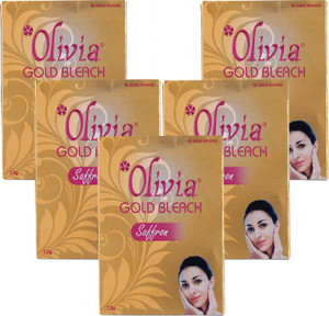 Olivia Skin Lightening Gold Bleach For Radiant Skin - Pack of 5 Price ...