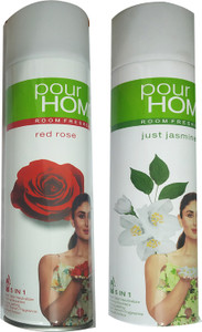 POUR HOME RED ROSE, JUST JASMINE Spray 1 RED ROSE ROOM FRESHENER 270 ...
