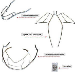 nikavi ARG09 Bumper Crash Guard Compatible for Hero Destiny BS4/BS6 ...