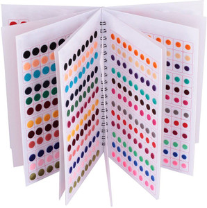 Afiner Simple Plain Round Multicolour Multi Size Kumkum Forehead ...