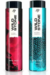 Wild Stone Ultra Sensual and Hydra Energy Talcum Powder, 100g - Pack of ...