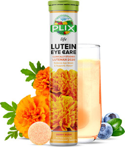 The Plant Fix Plix Lutein Eye Care Effervescent Tablets, Relieves Eye ...