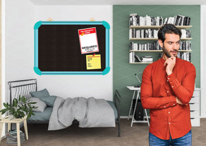 Sunway Display System Pin-up board1.5*2 feet,AQUA ALLUMINIUM FRAME ...