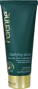 Perenne Clarifying Clay Scrub (with AHA, BHA, Niacinamide) Scrub ...