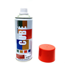 CUBE Cube Aerosol Multi Purpose Spray Paint Red Spray Paint 500 ml ...