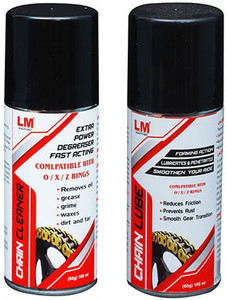 LM Quality First LM001 Bike chain lube and chain cleaner kit Full ...