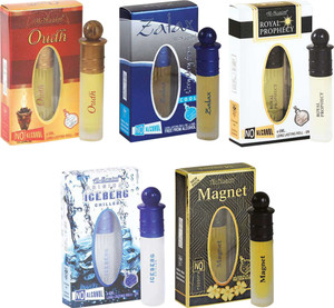 Al-Nuaim Oudh+Zatax+Royal Prophecy+Iceberg+Magnet 6 ml Attar Roll-On ...