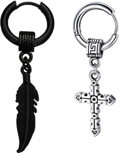 Flipkart.com - Buy M Men Style Feather Ring Long Chain Christ Jesus ...