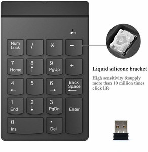 Wifton Numeric Keypad USB Wireless Mechanical Numpad Number Keyboard ...