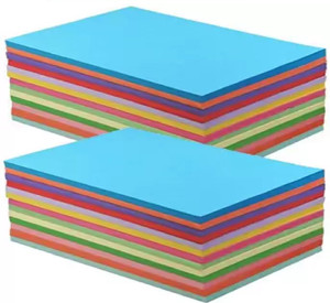 Flipkart.com | ROOTS 200 Nos Premium Bright Art and Craft Unruled A4 80 ...