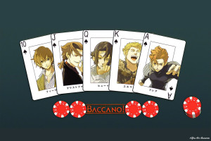 YAA -Baccano! Cards Art Effect Anime Poster (18inchx12inch ...