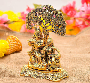 RRSKT Radha Krishna Idol Showpiece Under Tree for Home Décor Idol ...