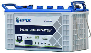Servotech SERVBAK (40Ah/12VDC) STB-400+ Tubular Solar Battery for Home ...