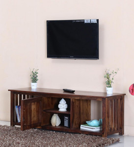 Flipkart Perfect Homes Solid Wood TV Entertainment Unit Price in India ...