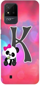 PICHKU Back Cover for NARZO 50i-RMX3235-K,LATTER,ALPHABET,PANDA,NAME ...