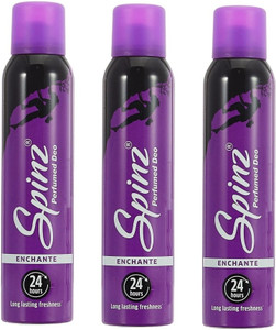 Spinz Deodorant Spray Pack of 3 Combo Deodorant Spray Man,Women (75 ml ...