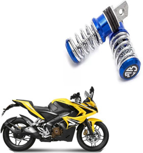 Jetnix Spring Style Blue Metal Motorcycle Foot Rest For Bajaj Pulsar RS ...