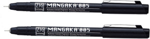 Flipkart.com | Zig CARTOONIST MANGAKA 005 010 BLACK PACK OF 2 - MANGAKA ...