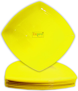 Inpro Plastic Square Shape Quarter/Half Plates Set-Plate For Snack-Size ...