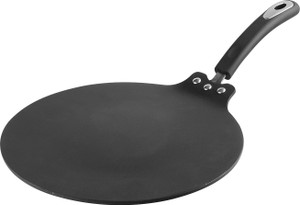 VINOD Hanos Hard Anodised Non Stick Flat Multi Tawa Tawa 30 cm diameter ...