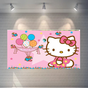 Shopperskart 60.96 cm hello kitty Flex Banner For Party Decoration ...